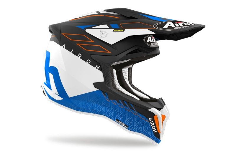 Airoh Strycker Skin Blue Matt — Non Stop Bikes